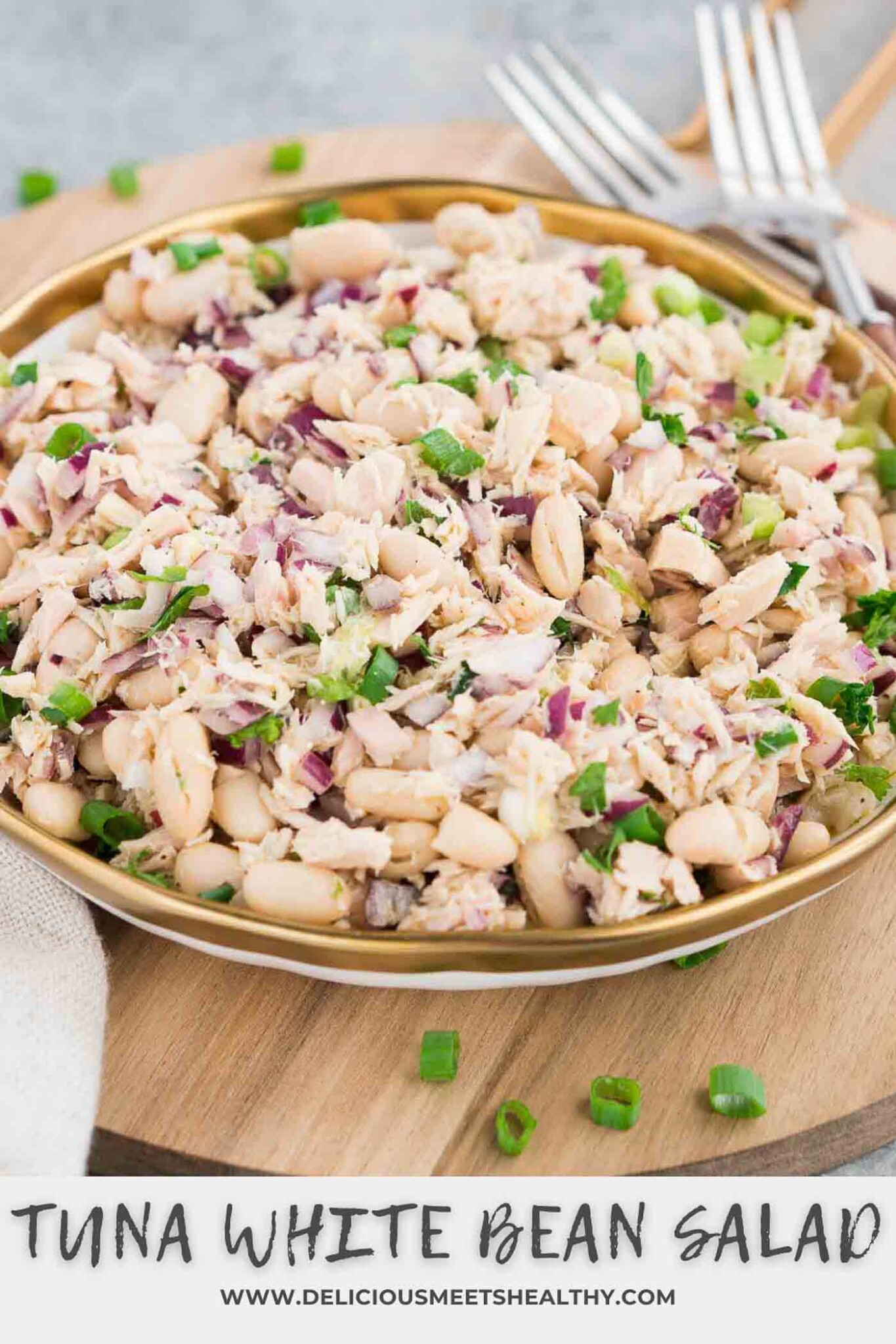 Tuna White Bean Salad Recipe | Delicious Meets Healthy