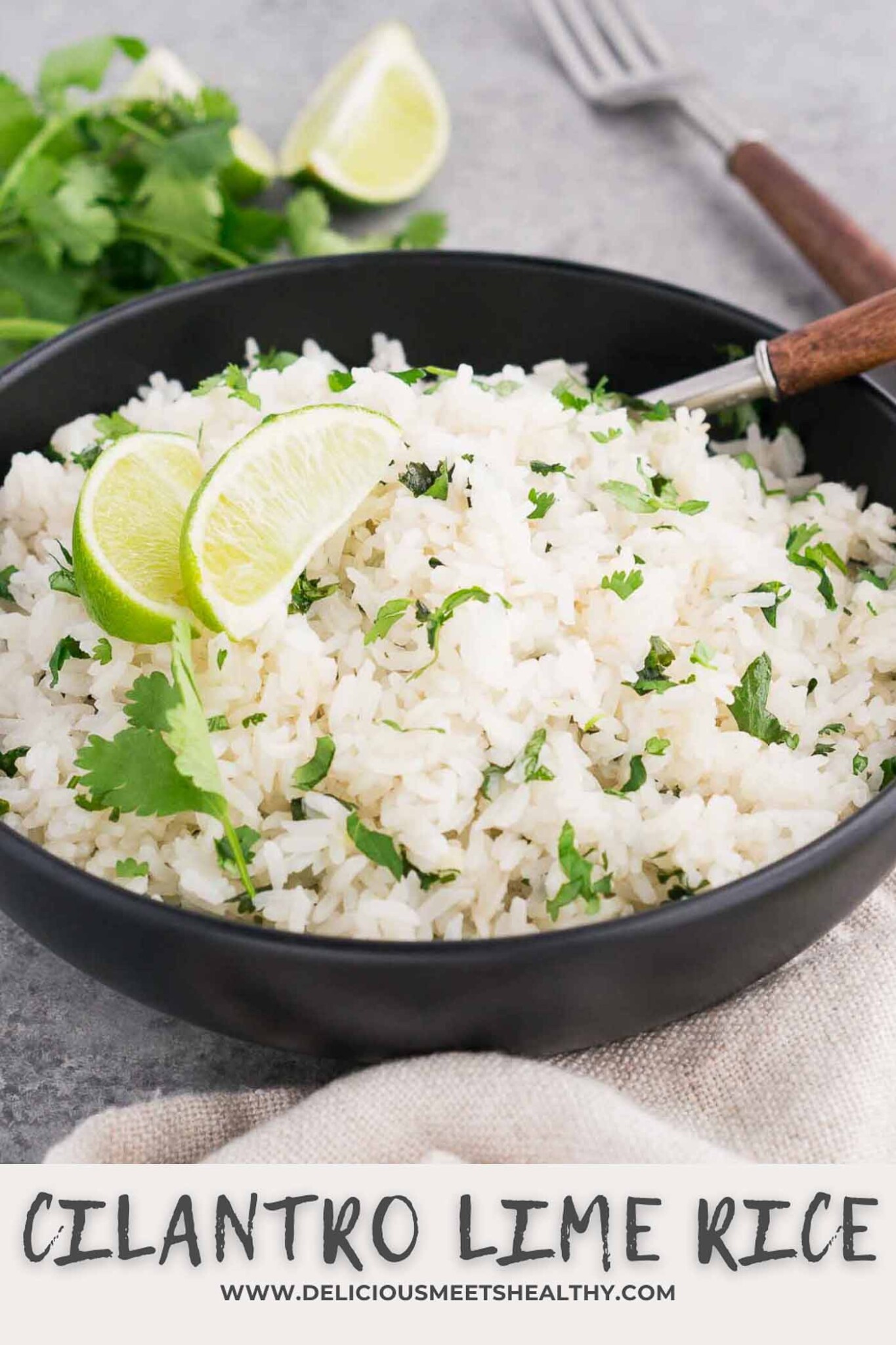 Cilantro Lime Rice - Delicious Meets Healthy
