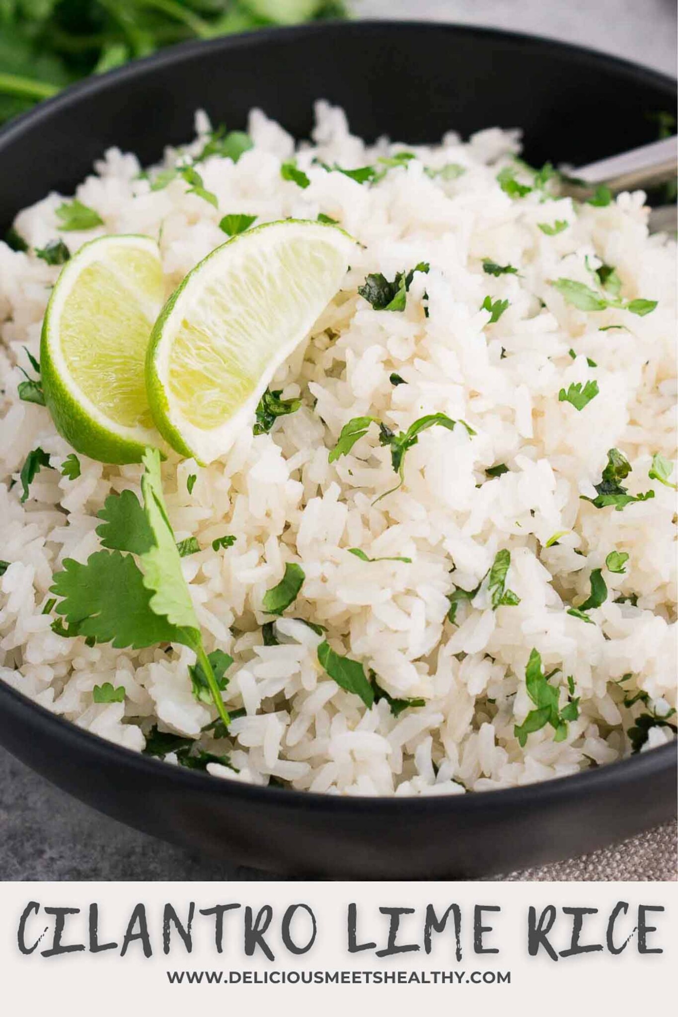 Cilantro Lime Rice - Delicious Meets Healthy