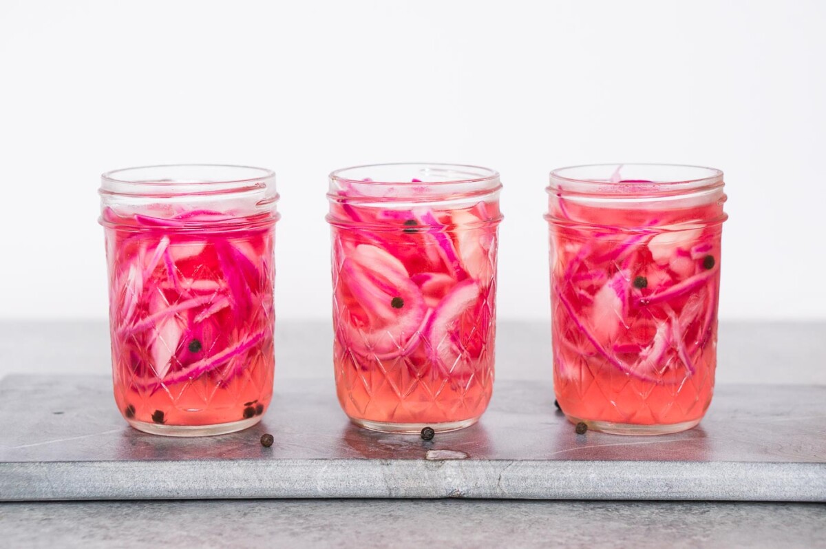 Pickled Red Onions - Delicious Meets Healthy