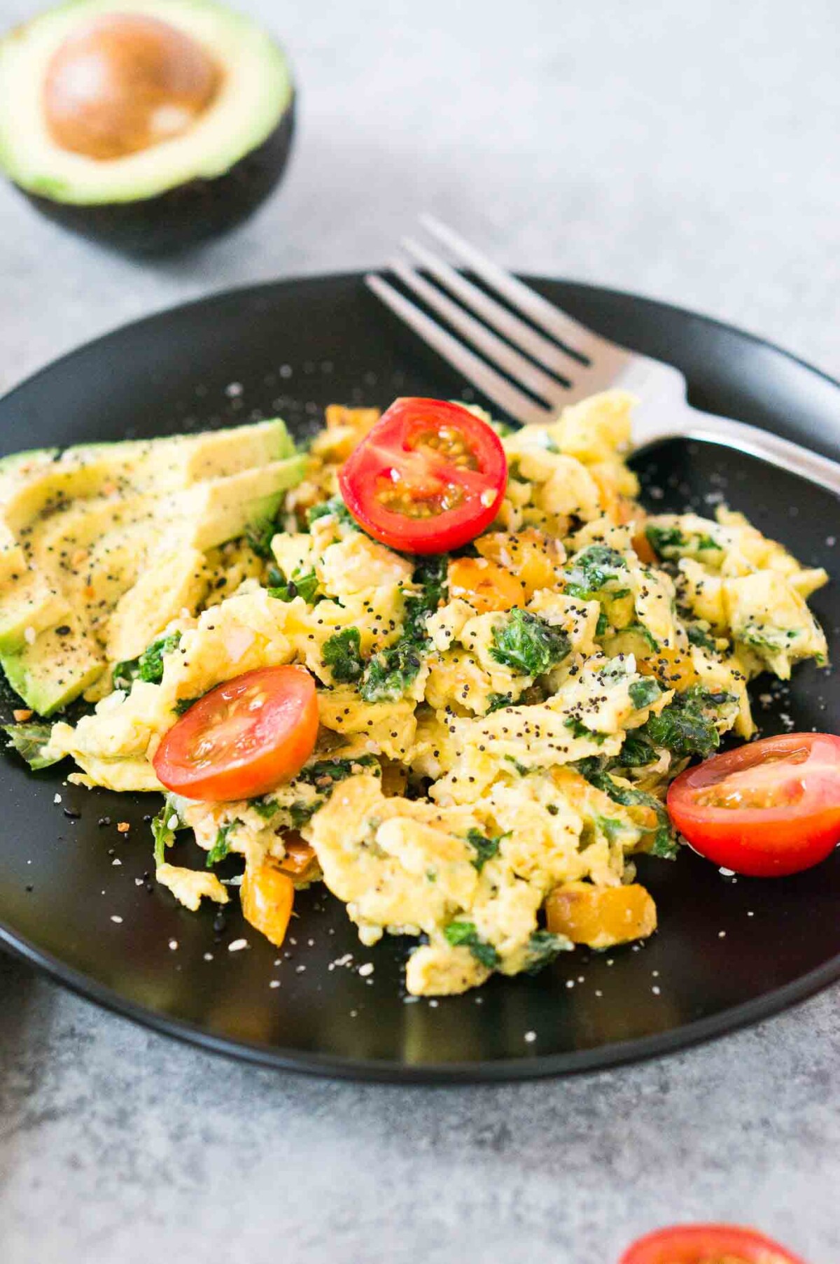Scrambled Eggs with Veggies - Delicious Meets Healthy