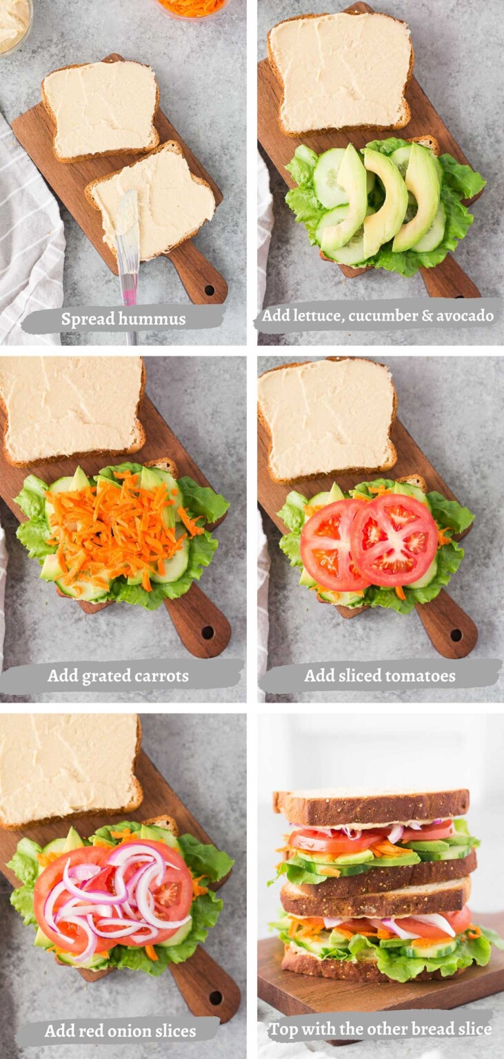 Healthy Veggie Sandwich - Delicious Meets Healthy