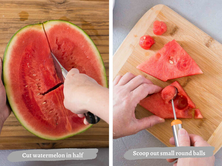 How To Cut a Watermelon (4 ways) - Delicious Meets Healthy