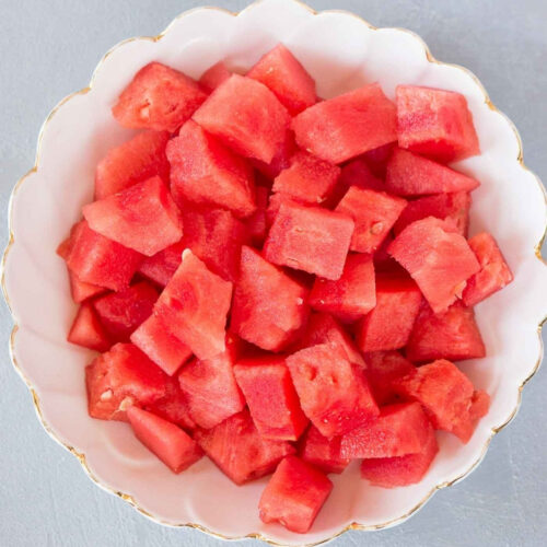 How To Cut a Watermelon (4 ways) - Delicious Meets Healthy