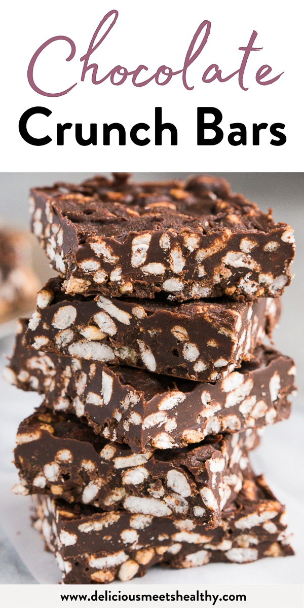 Chocolate Crunch Bars - Delicious Meets Healthy