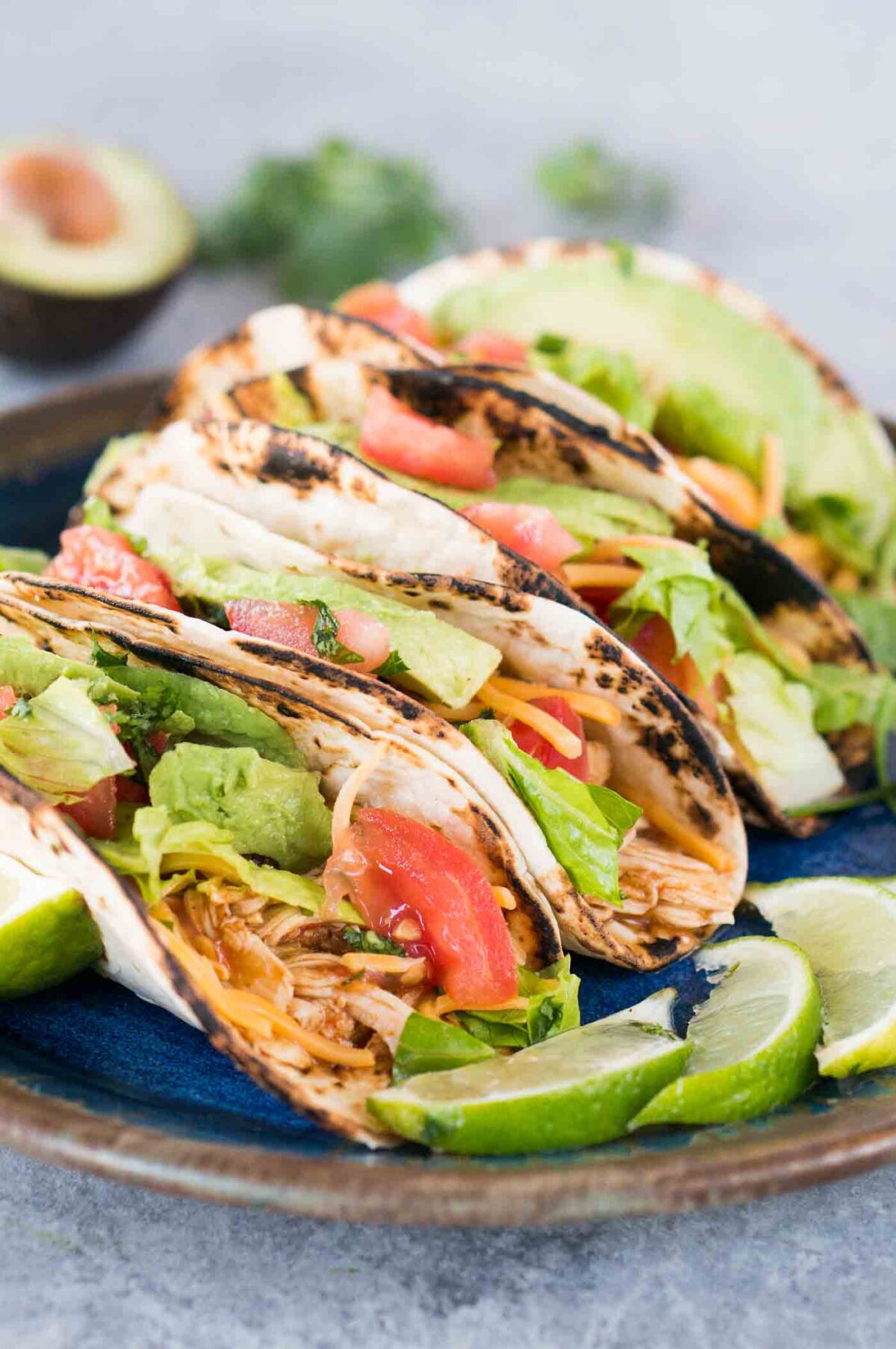 Instant Pot Chicken Tacos - Delicious Meets Healthy