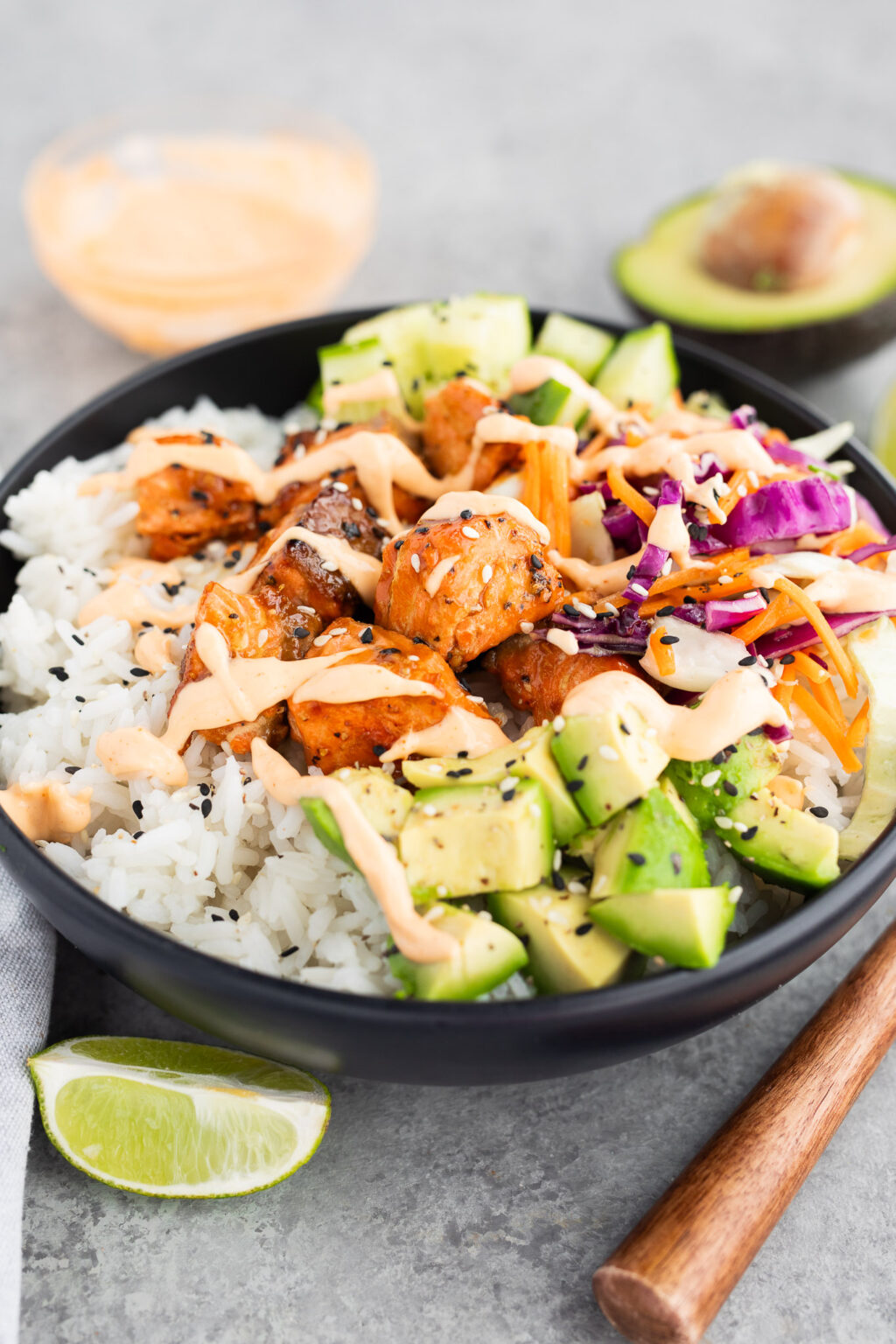 Salmon Rice Bowl - Delicious Meets Healthy