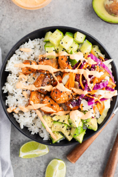Salmon Rice Bowl - Delicious Meets Healthy