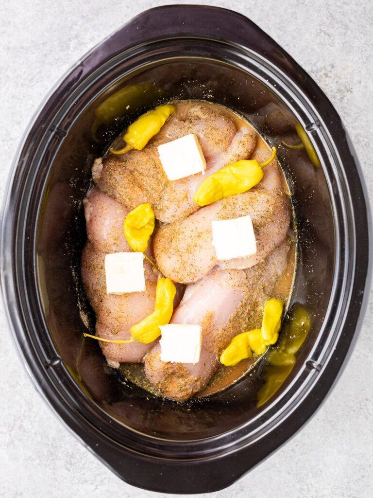 Slow Cooker Mississippi Chicken (From Scratch, No Packets) - Delicious ...